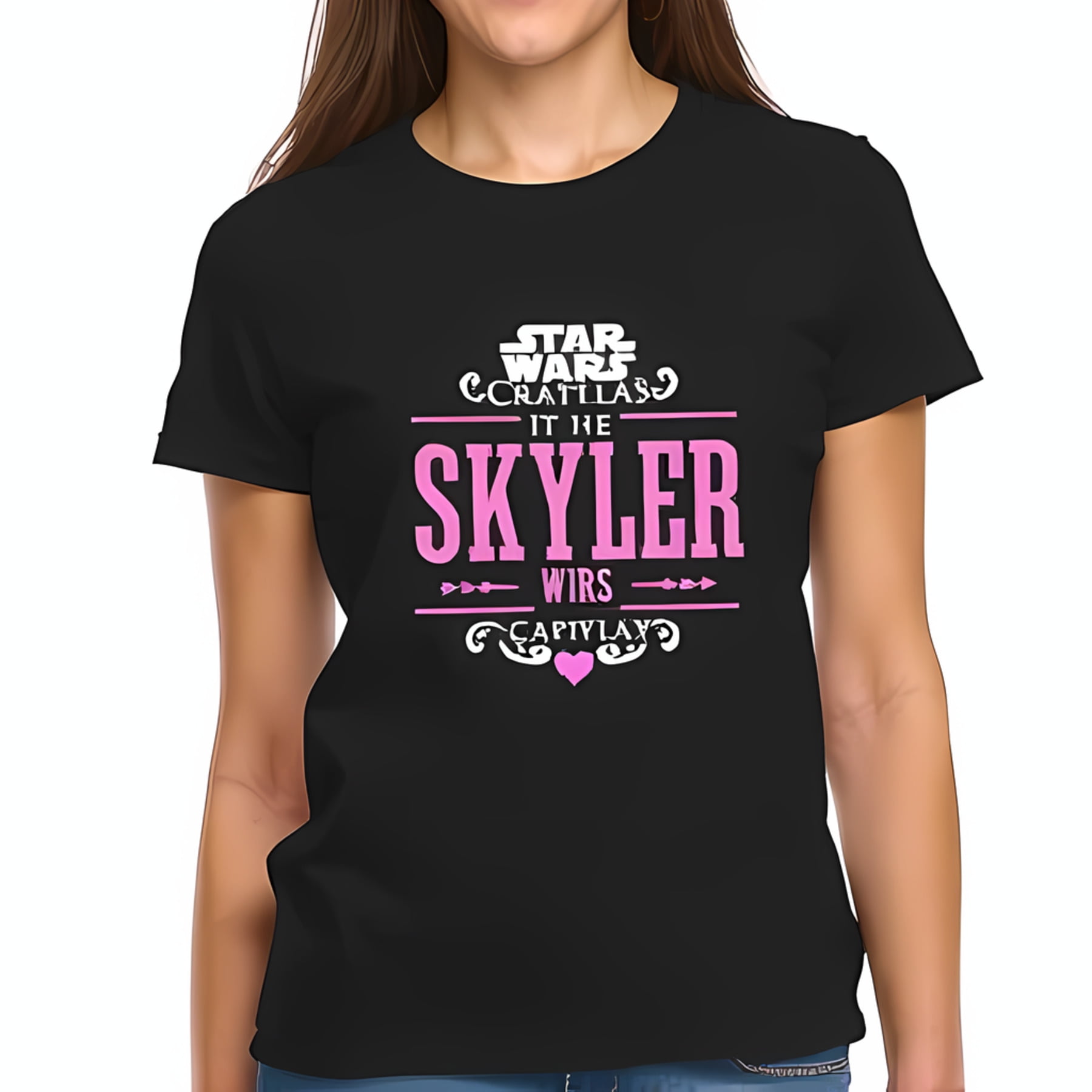 Skyler Inspired Cotton Short Sleeve T-Shirt - Fun Graphic Design with ...