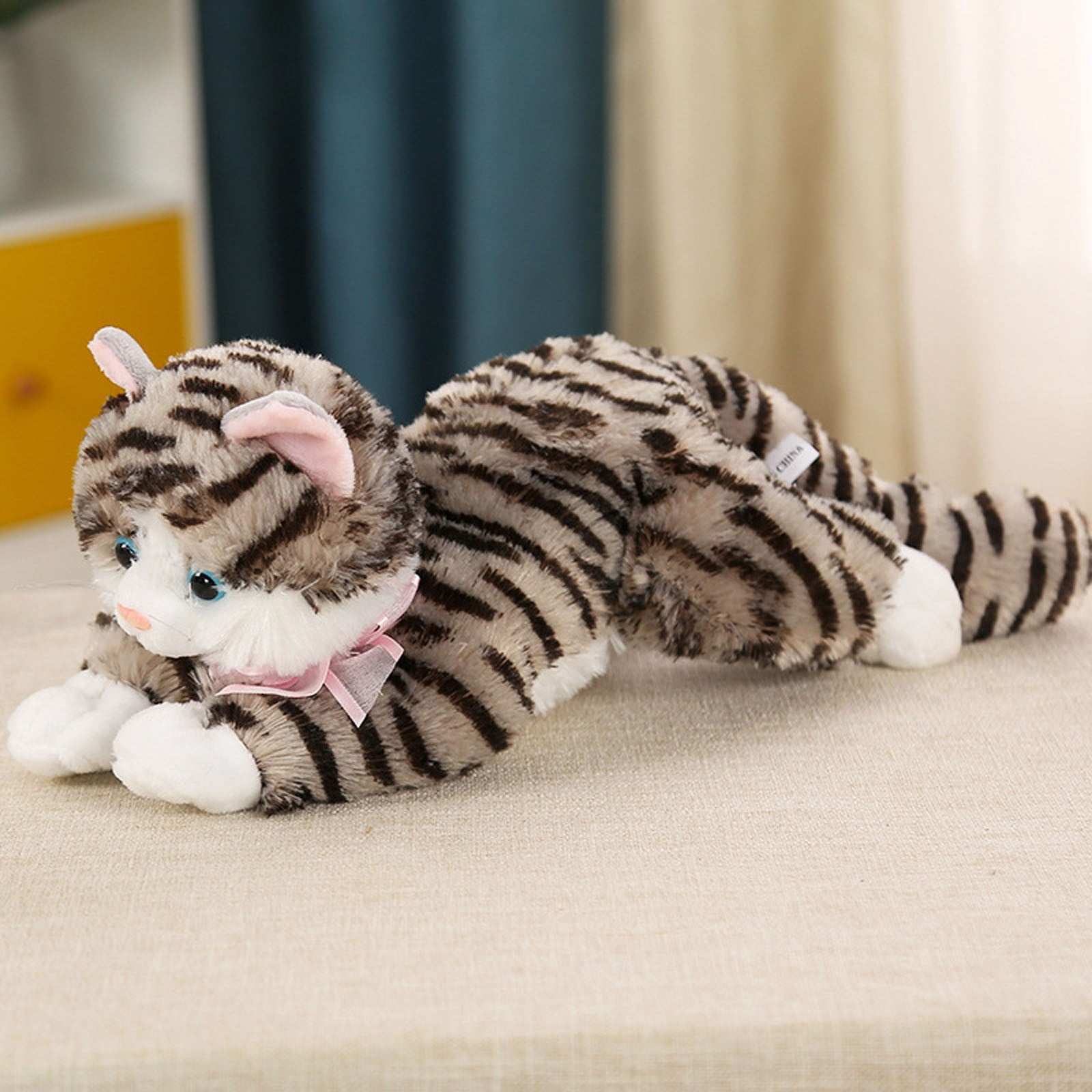 Skylety 1 Pieces Cat Stuffed Animal with Babies Inside Belly Pregnant ...
