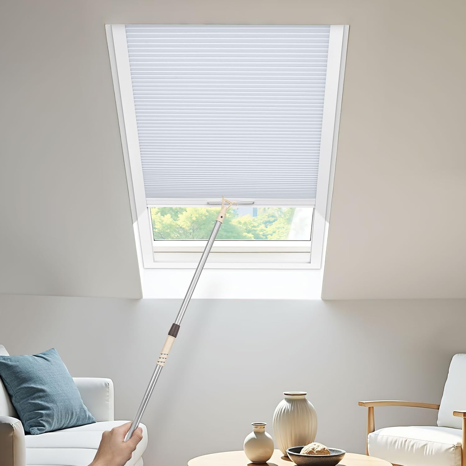 Skylight Shades & Blind for Ceiling Window Skylight Cover Cordless ...
