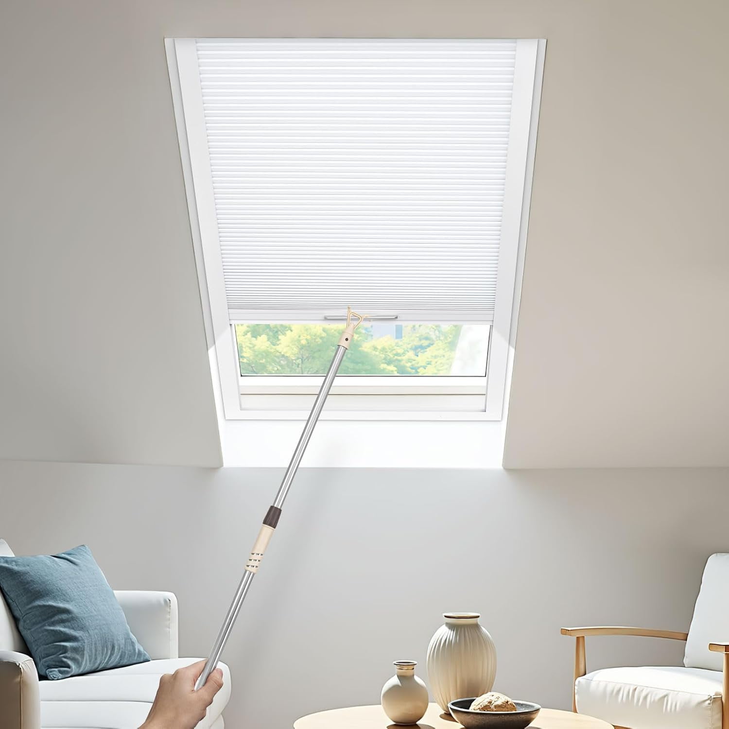 Skylight Shades & Blind for Ceiling Window Skylight Cover Cordless ...