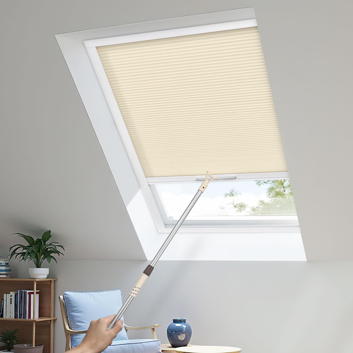 Skylight Shades & Blind for Ceiling Window Skylight Cover Cordless ...