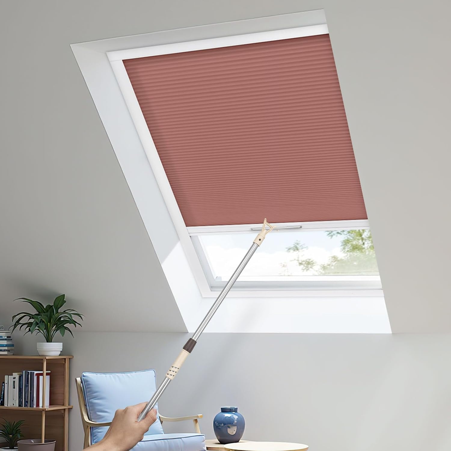 Skylight Shades & Blind for Ceiling Window Skylight Cover Cordless ...