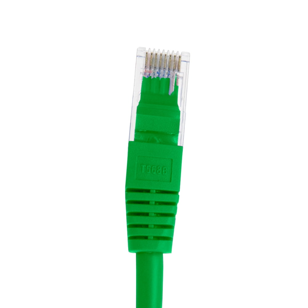 Skyline™ 8-Conductor 24 AWG RJ45 Cat6 Ethernet Patch Cable (1ft, Green ...