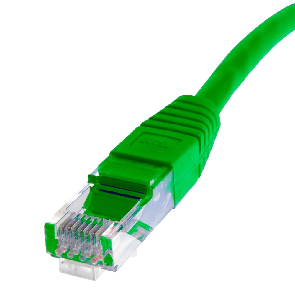 Skyline™ 8-Conductor 24 AWG RJ45 Cat6 Ethernet Patch Cable (6ft, Green ...