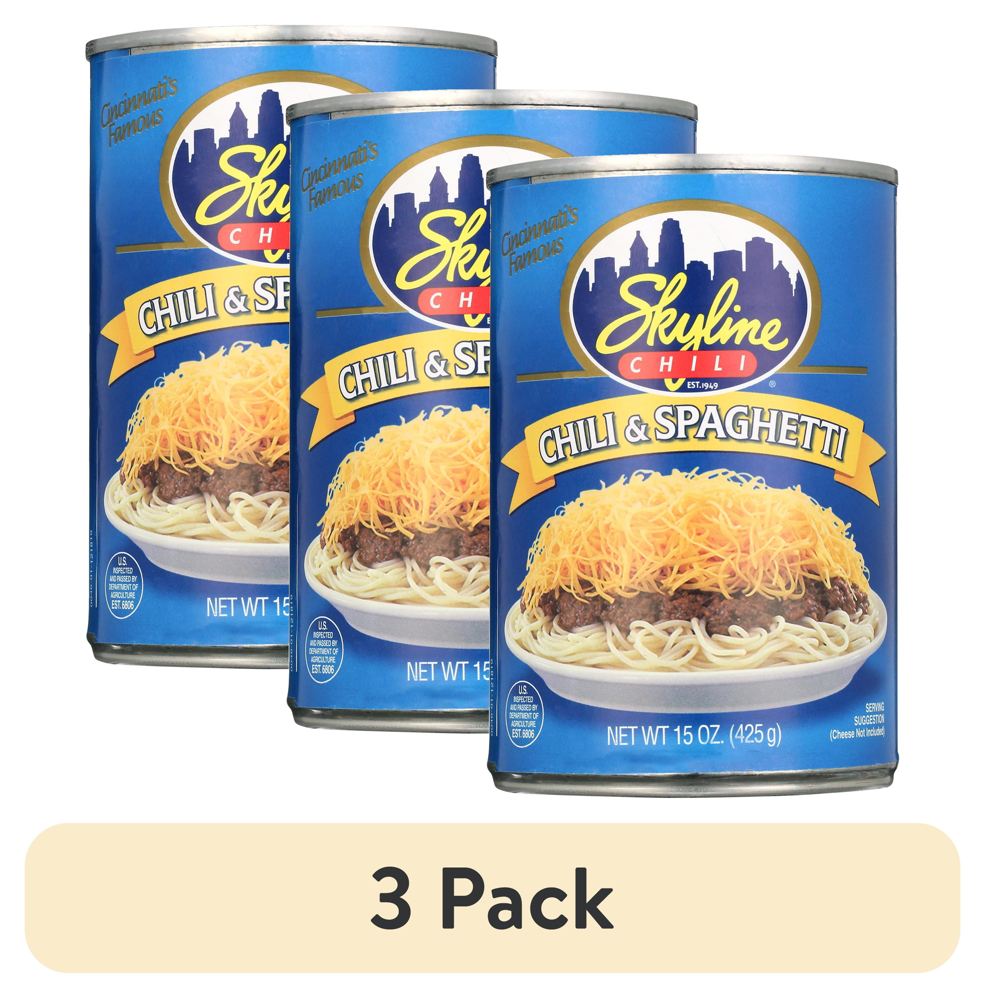 (3 pack) Skyline Chili Skyline Chili & Spaghetti, 15 oz - Walmart.com