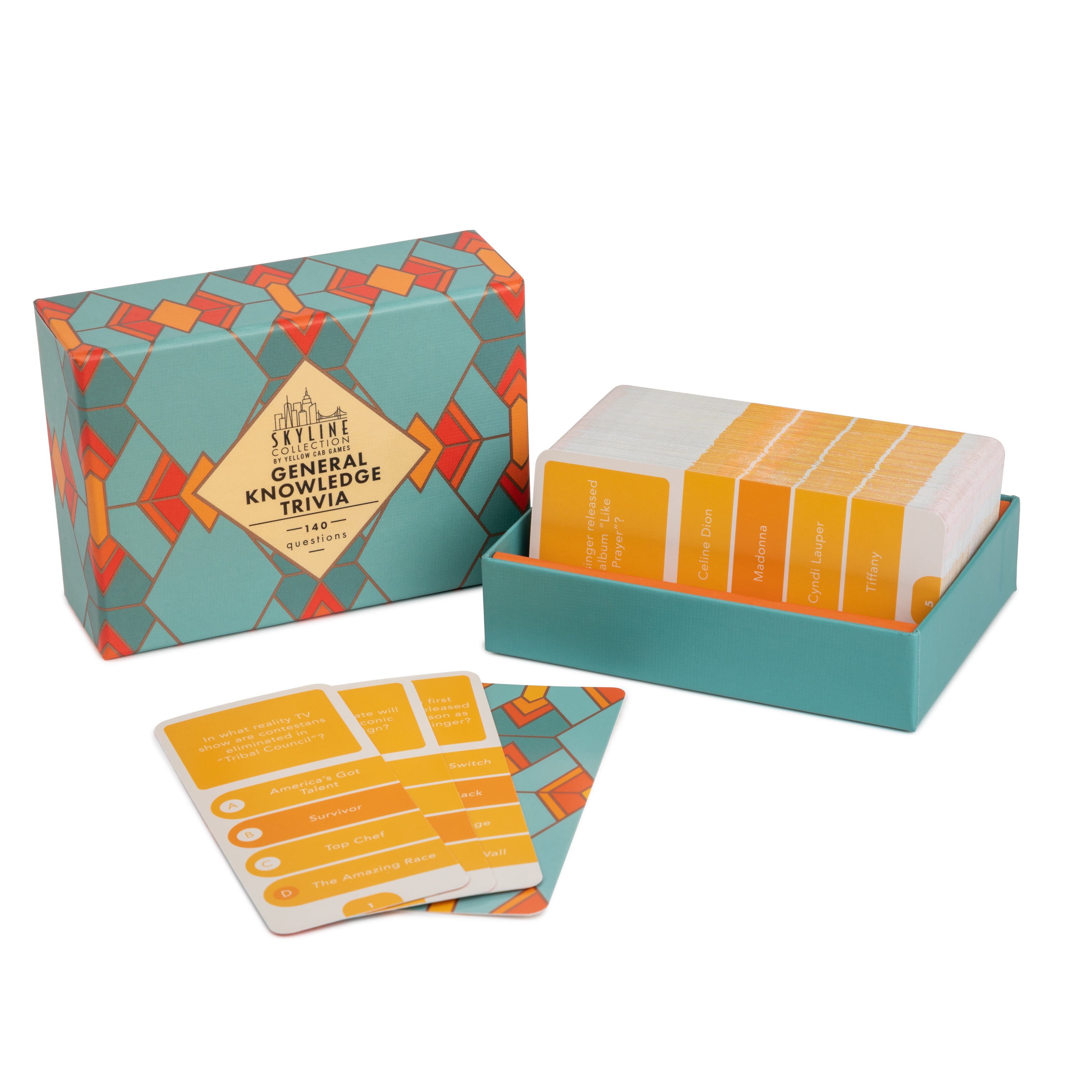Skyline Collection Trivia Set - General Knowledge Trivia, 140 Question ...