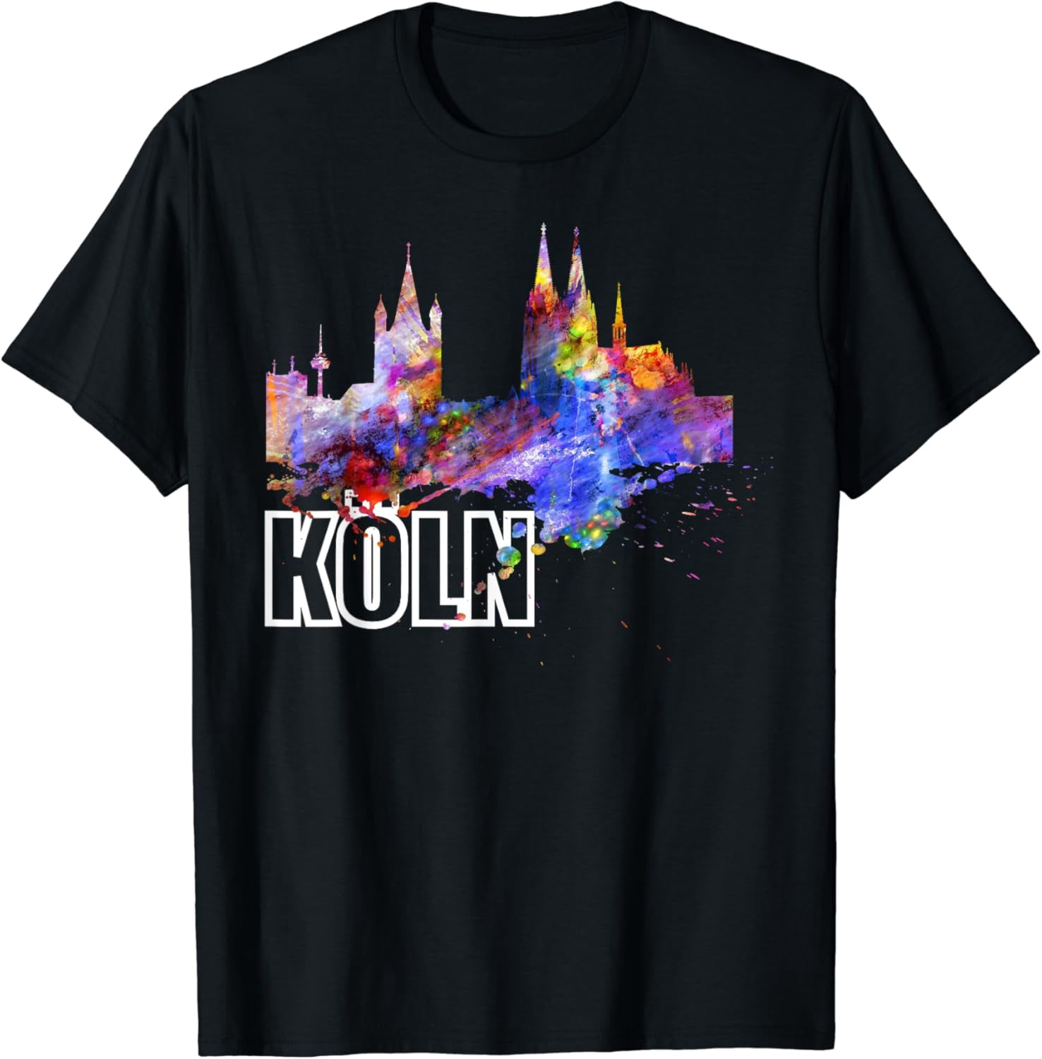 Skyline Cologne Multi-Coloured Cologne Panorama Cologne Germany Cologne ...