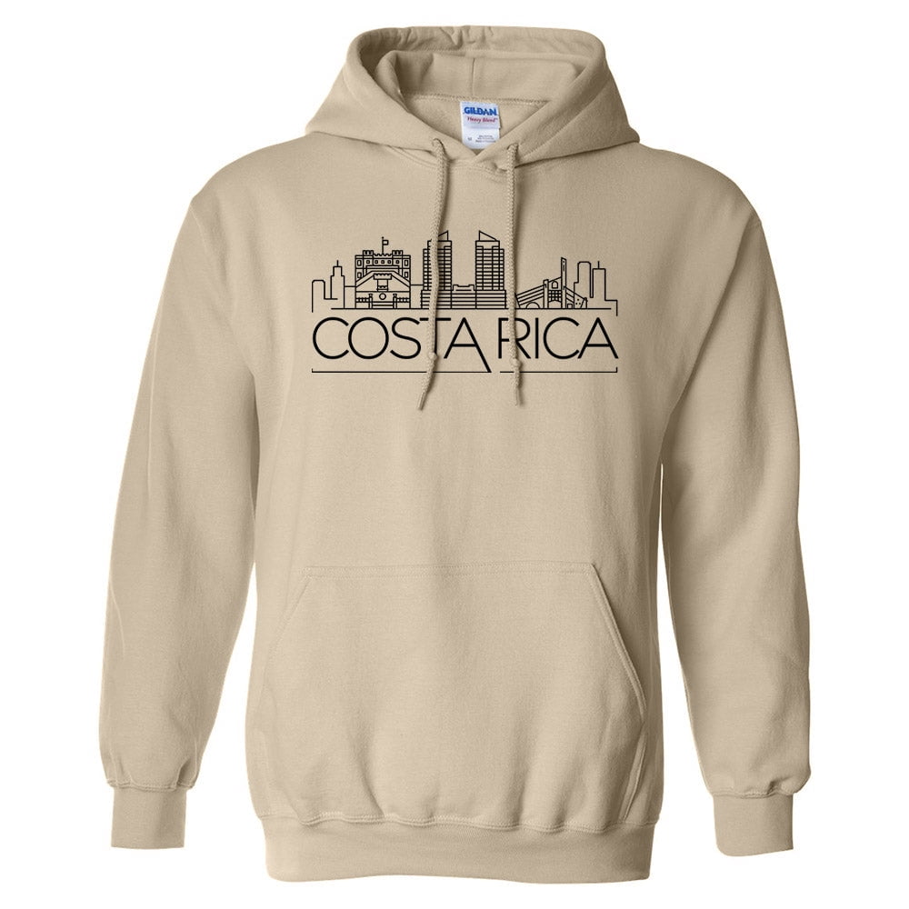Skyline Costa Rica Hoodie Sweatshirt Unisex Large Sand - Walmart.com