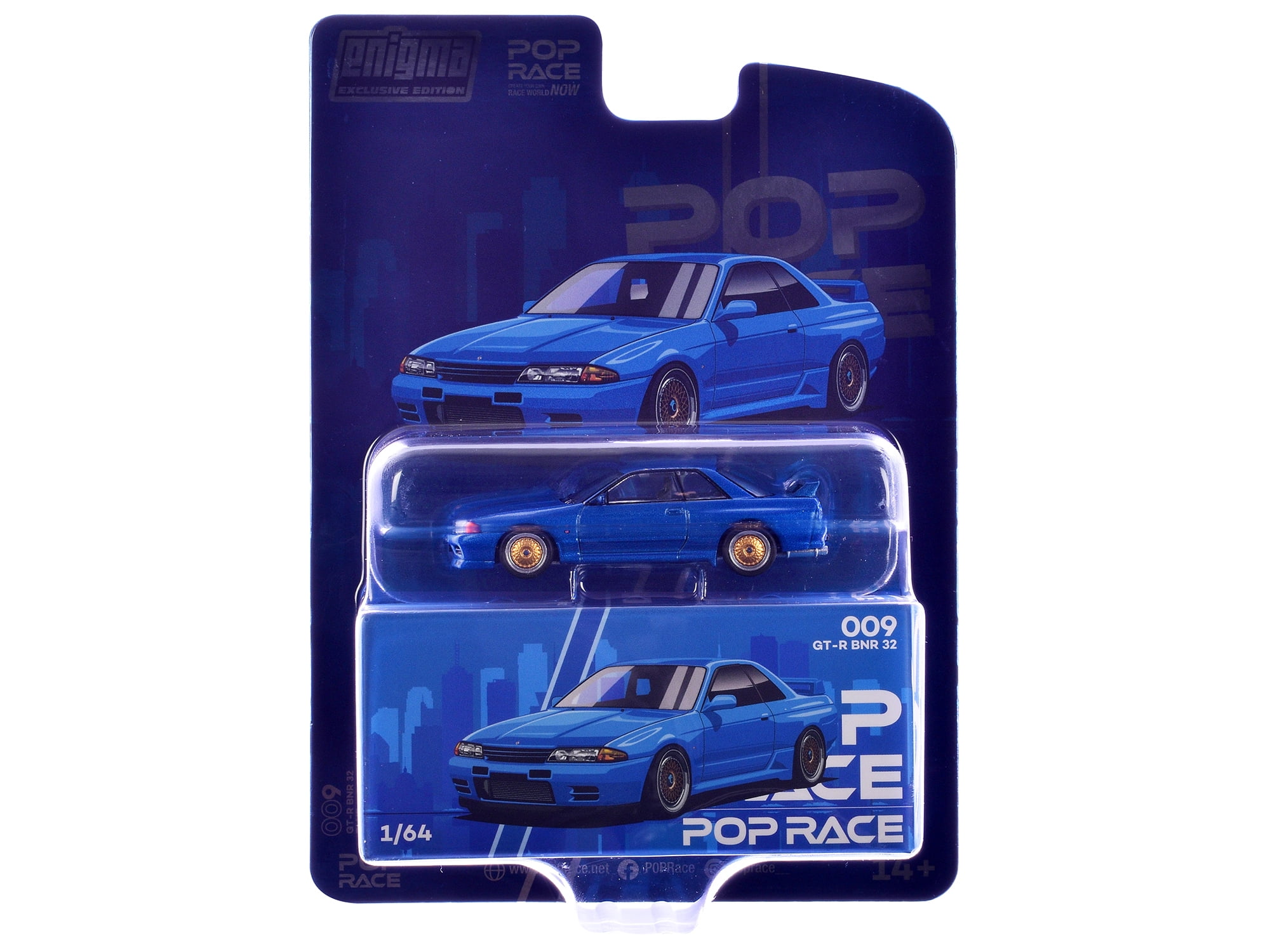 Skyline GT-R BNR32 RHD (Right Hand Drive) Blue Metallic "Enigma ...