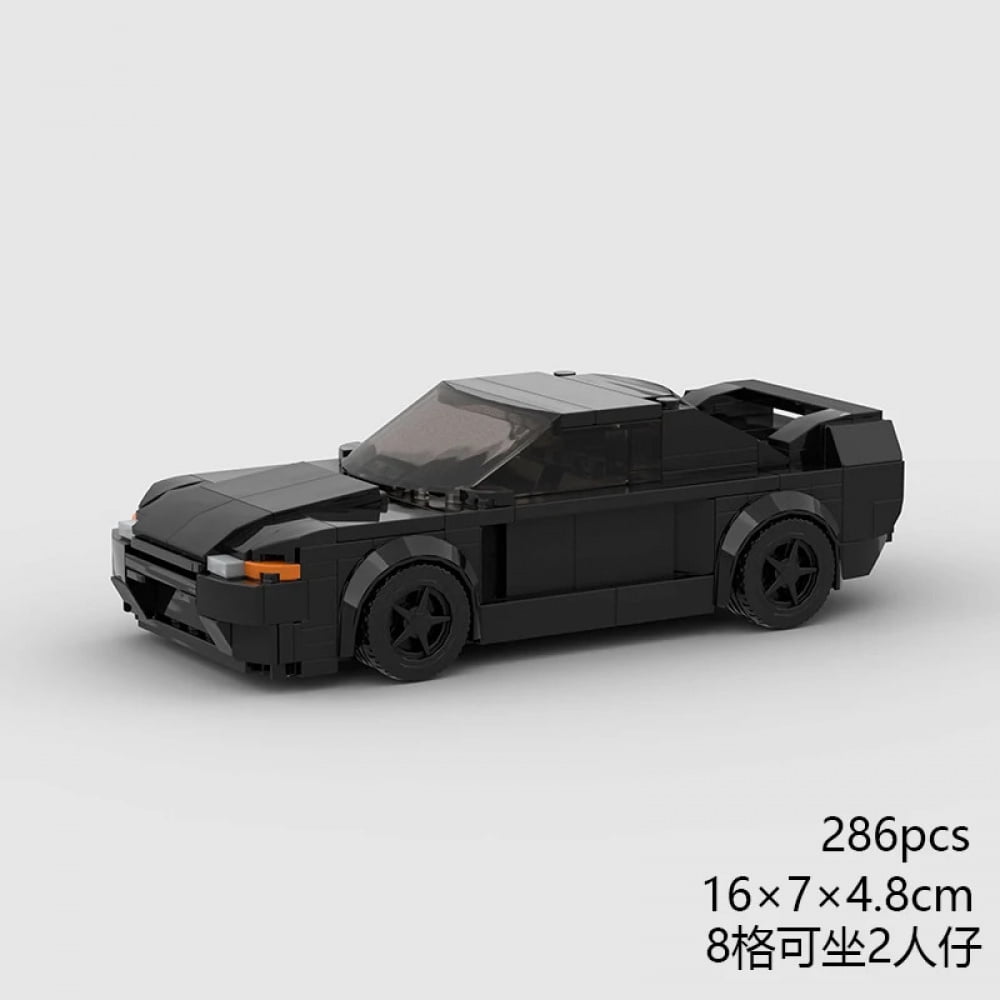Skyline MOC Car GT-R R32 Technical Speed Champions Super Race F1 ...