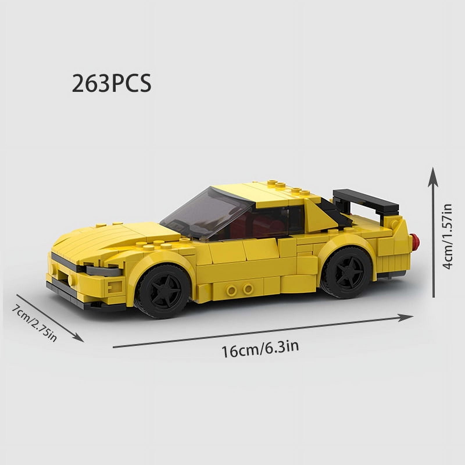 Skyline R32 MOC Racing Car City Speed Champions Sports Building Blocks ...