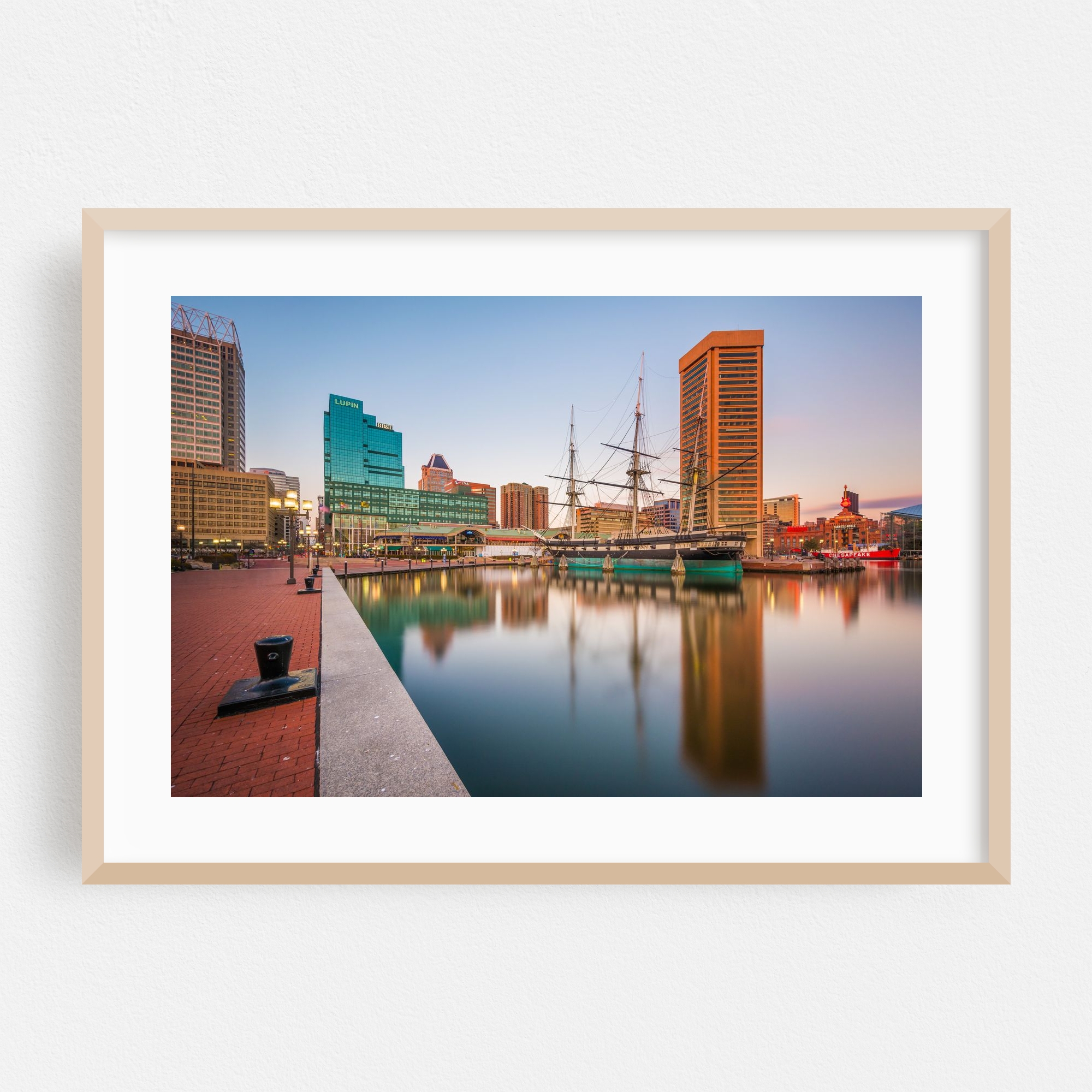 Skyline & USS Constellation - Baltimore Maryland Photography Harbor ...