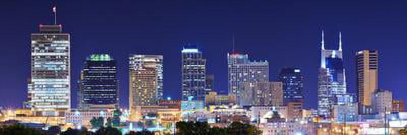 Skyline of Downtown Nashville, Tennessee, Usa, Unframed Photographic ...
