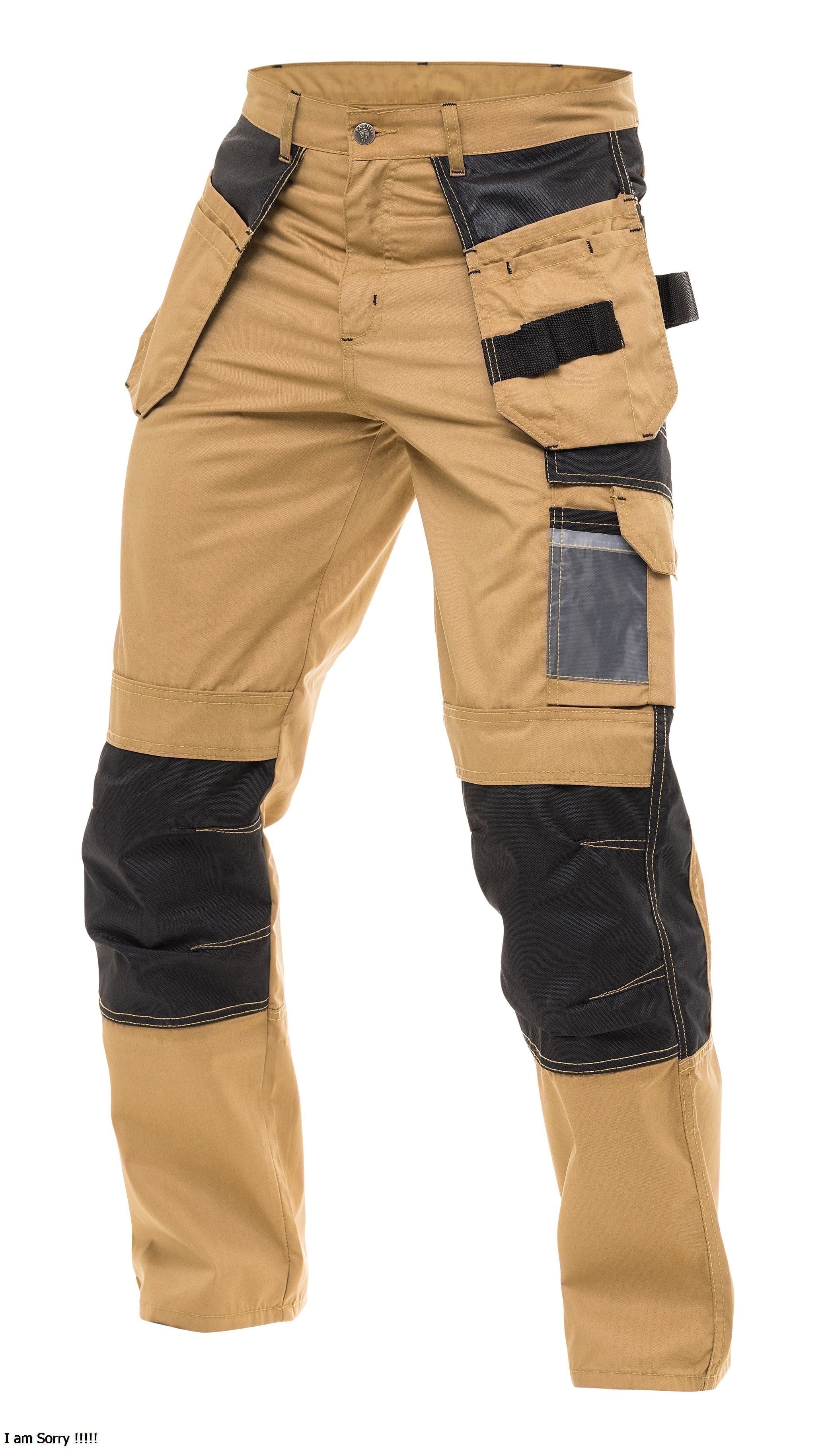 Skylinewears Men Utility Work Pants Cordura Safety Trouser Cargo Knee ...