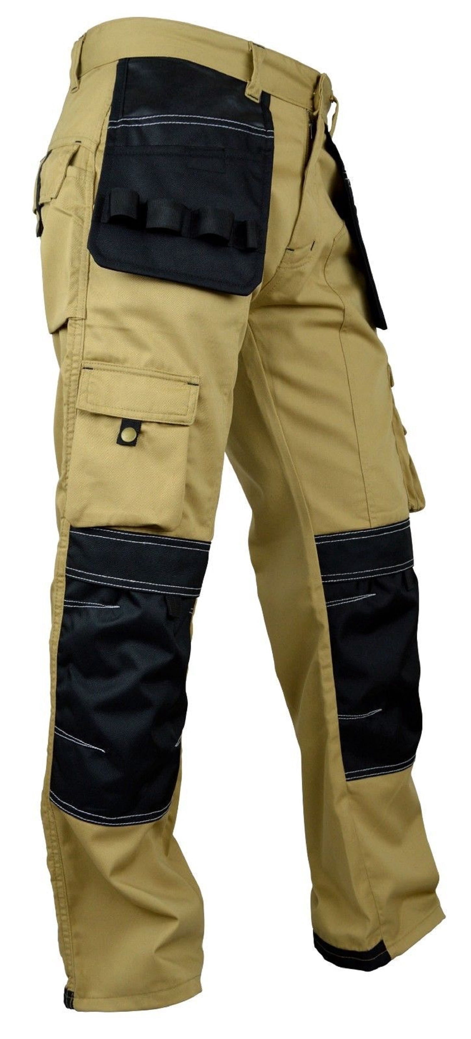 Skylinewears Men Work Pants, Heavy Duty Utility Trousers, Reinforced ...