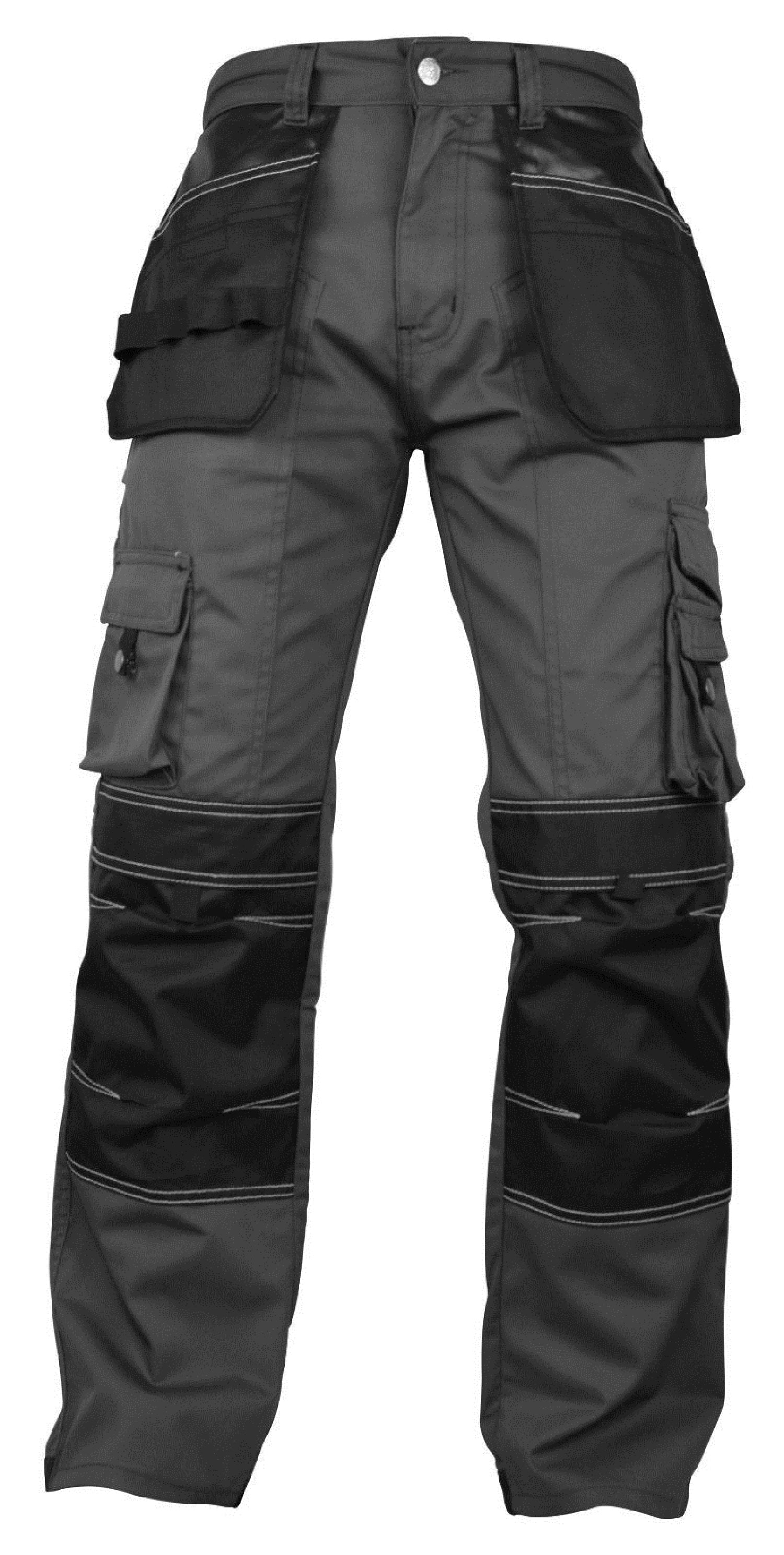 Skylinewears Men's Heavy Duty Work Pants, Reinforced Knee, Multi ...