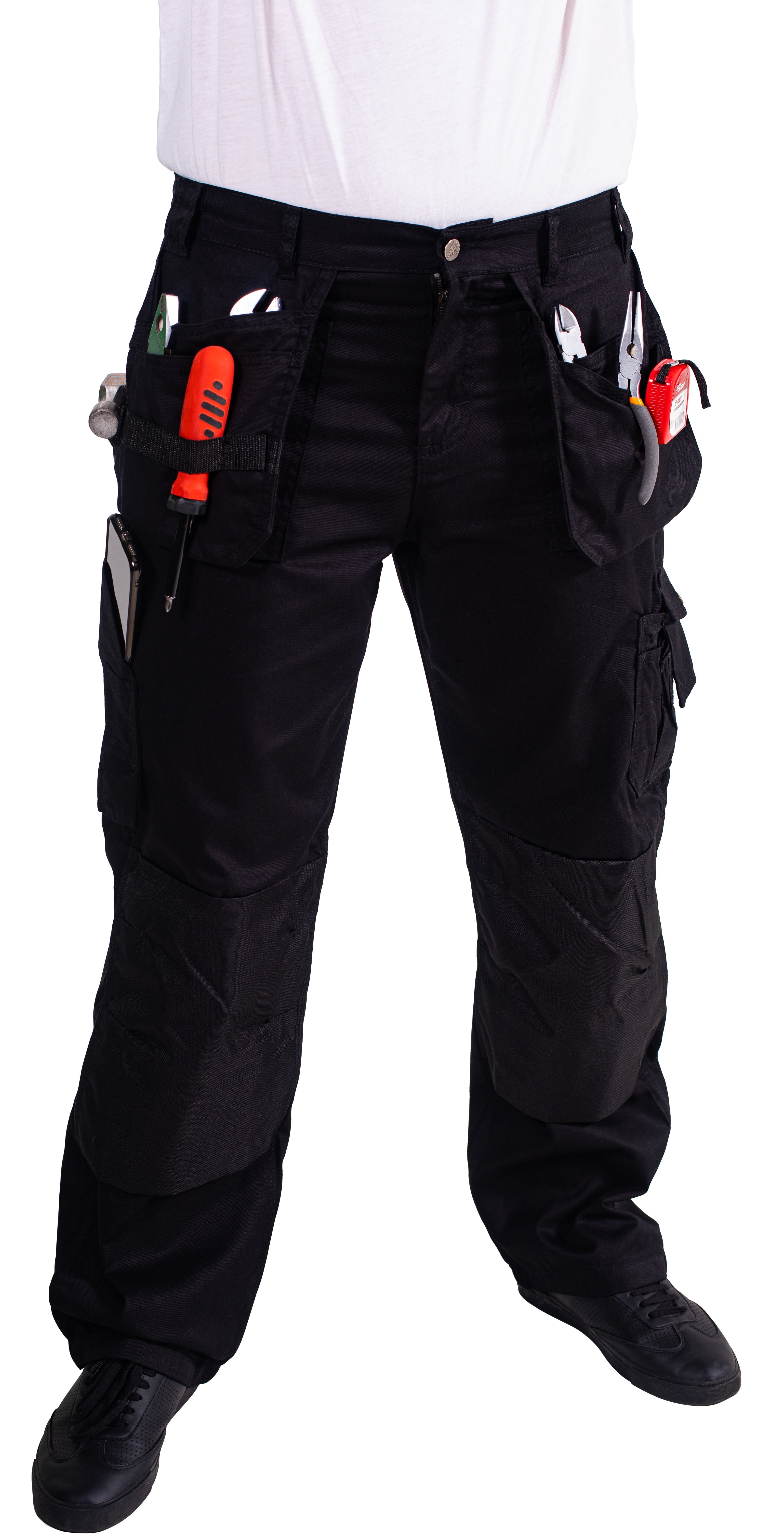 Skylinewears Men cargo pants Workwear Trousers Utility Work Pants with ...