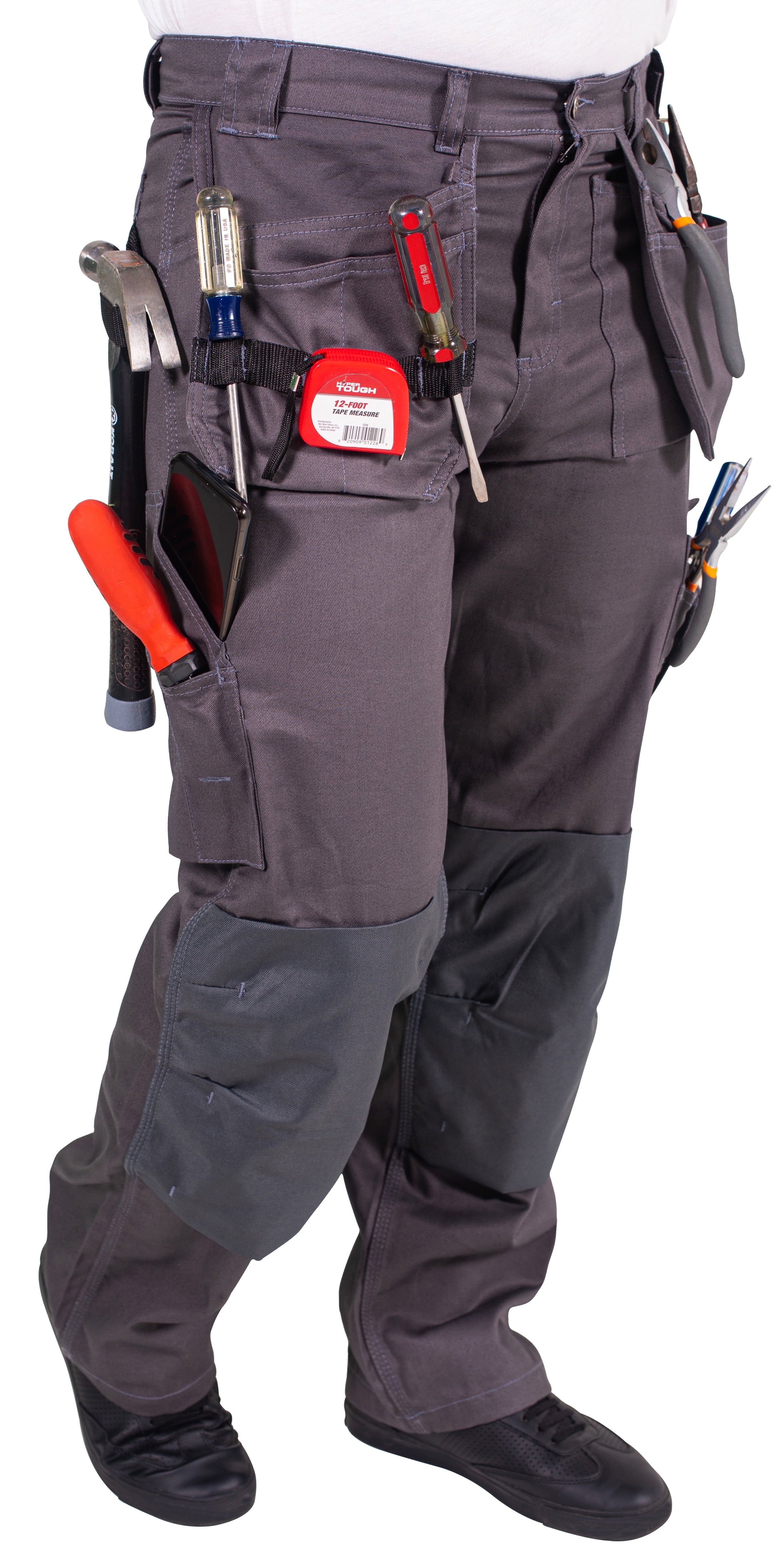 Skylinewears Men's Utility Work Pants, W36-L30, Heavy Duty Safety Cargo ...