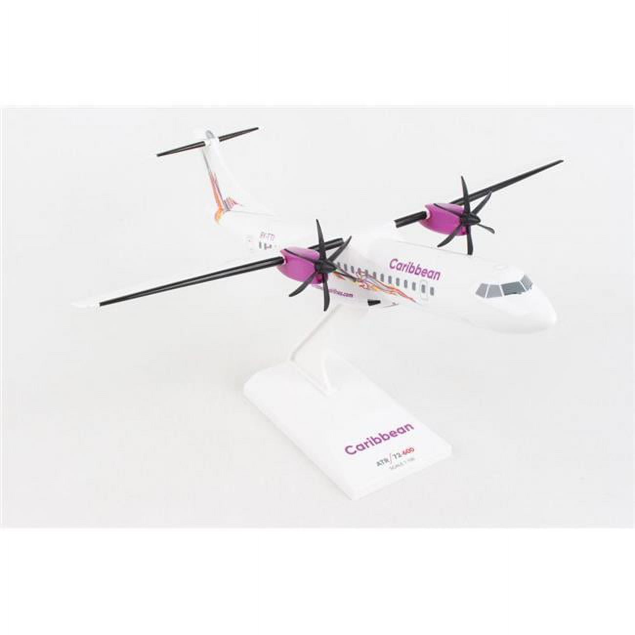 SkyMarks 1068 Caribbean ATR72-600 1/100 Scale Model - Walmart.com