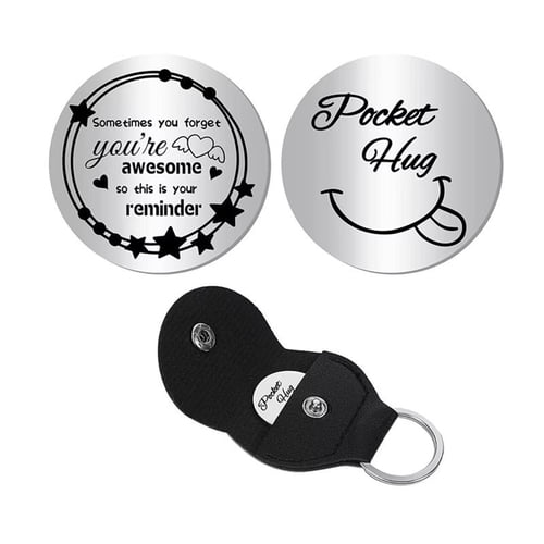 Skymirror 1 Set Inspiring Decision Coin Fashion Engraved Pocket Hug ...