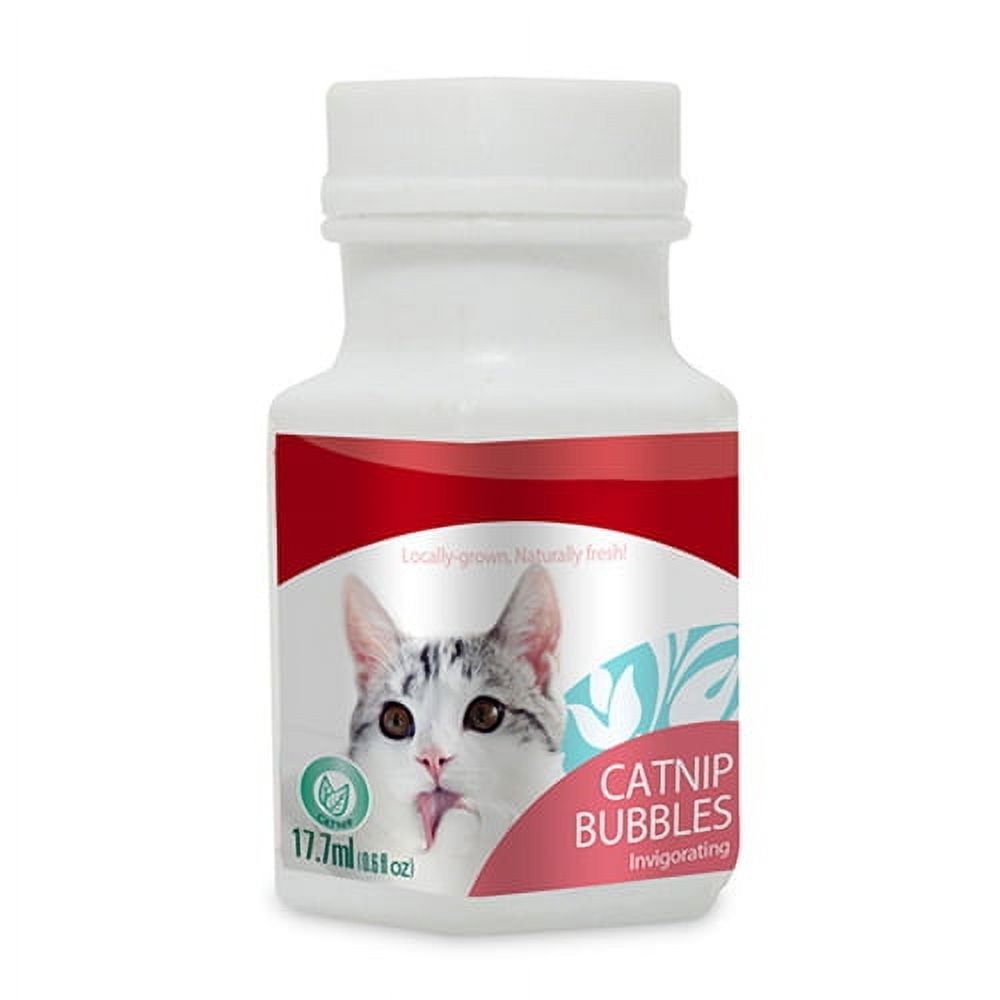 Skymirror 17.7ml Natural Liquid Catnip Bubbles Oil Blower Cat Kitten Interactive Toys - Walmart.com