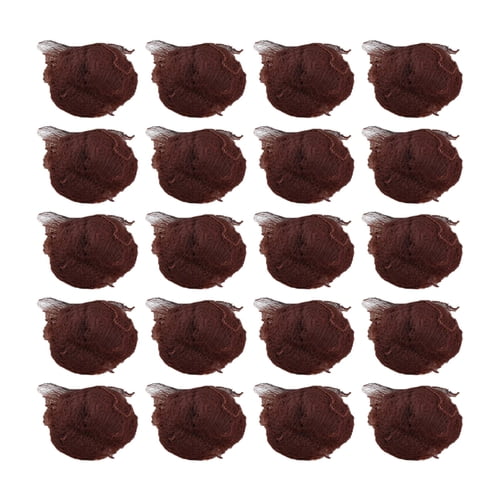 Skymirror 20Pcs Ballet Buns Hair Net 5MM Invisible Breathable Stretchy ...