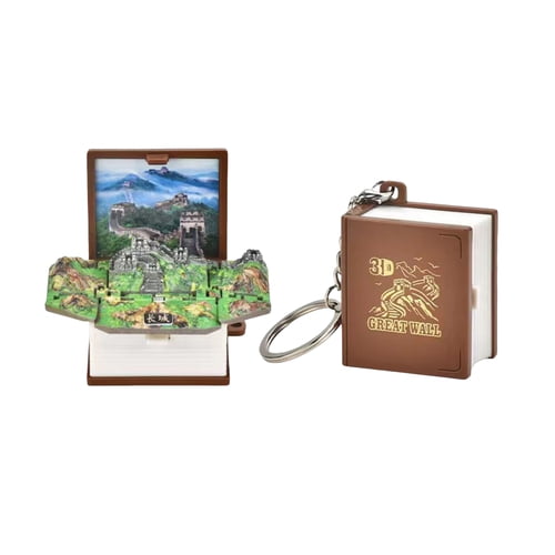 Skymirror 2Pcs Storypop Keychain Mini 3D Book Folding Toy Up Story Book ...