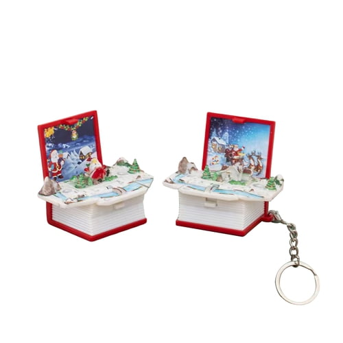 Skymirror 2Pcs Storypop Keychain Mini 3D Book Folding Toy Up Story Book ...