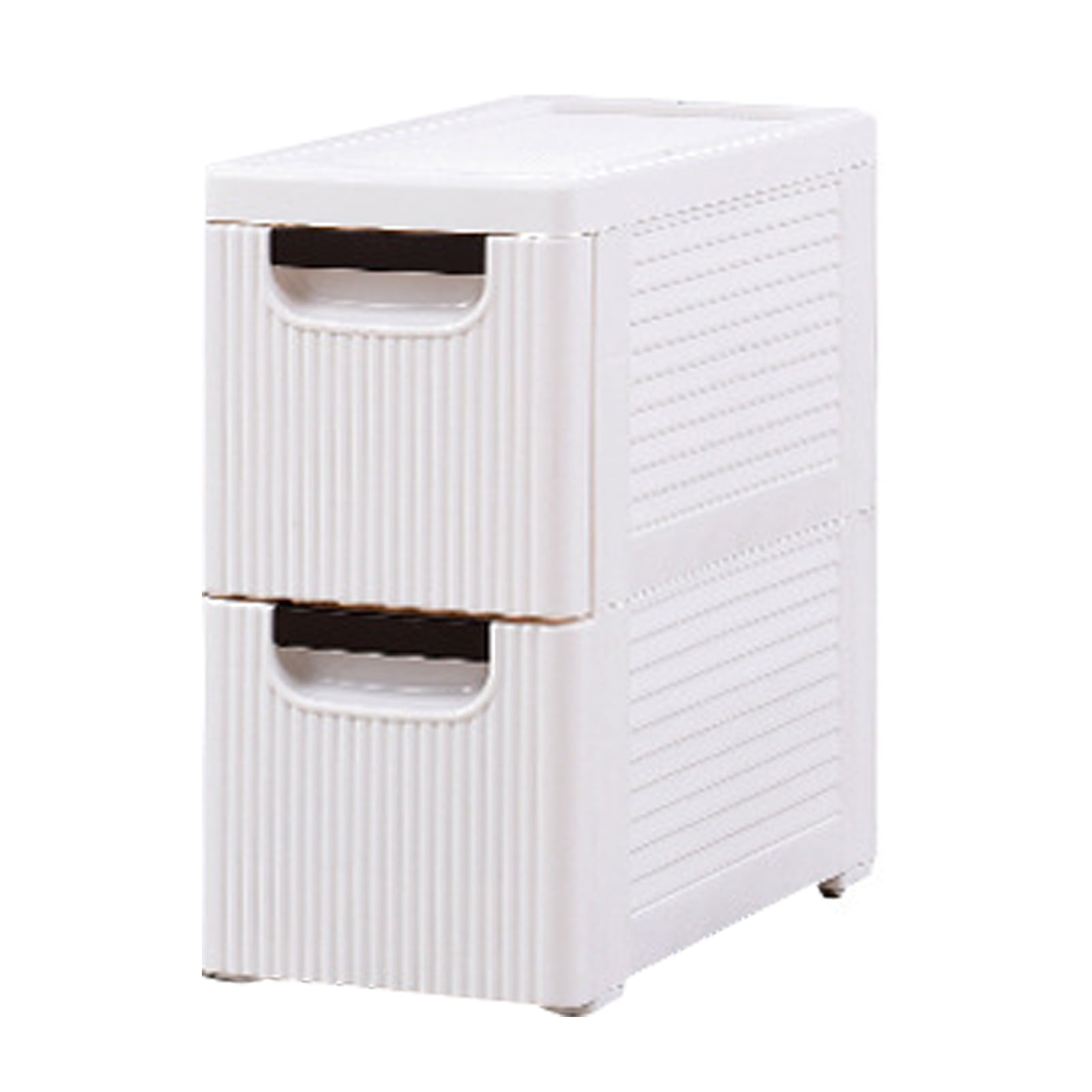 Skymirror Drawer Storage Cabinet with Invisible Wheels Stackable Design ...