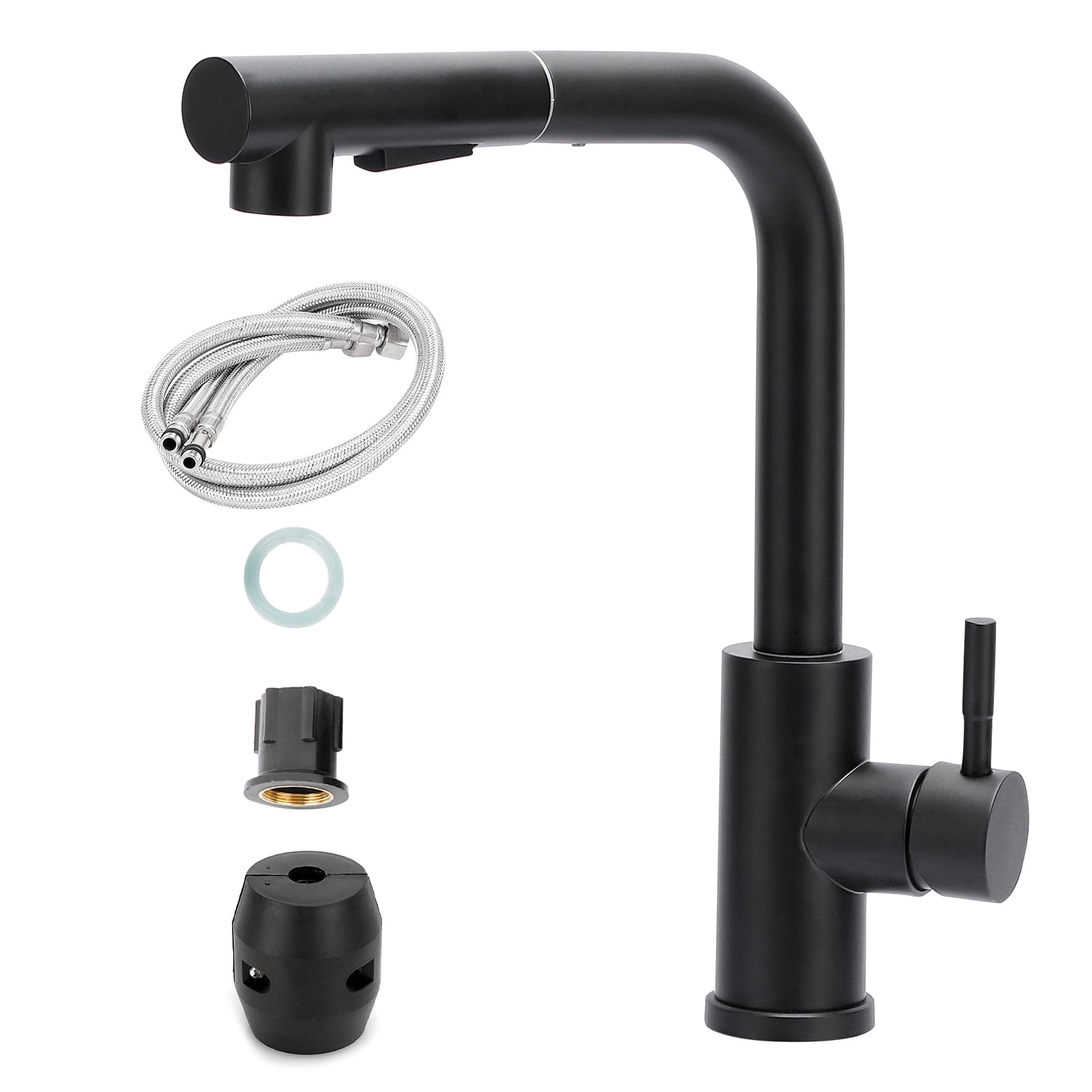 Skymirror Faucet Tap Dual Spray Modes 360-Degree Swivel Single Lever ...