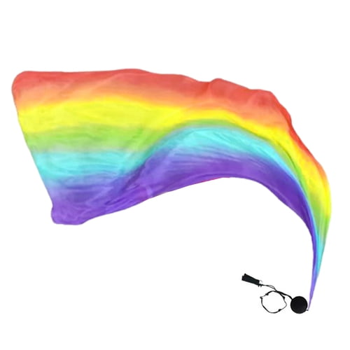 Skymirror Gauze Scarf Women Stage Performance Wear Belly Dance Gradient ...