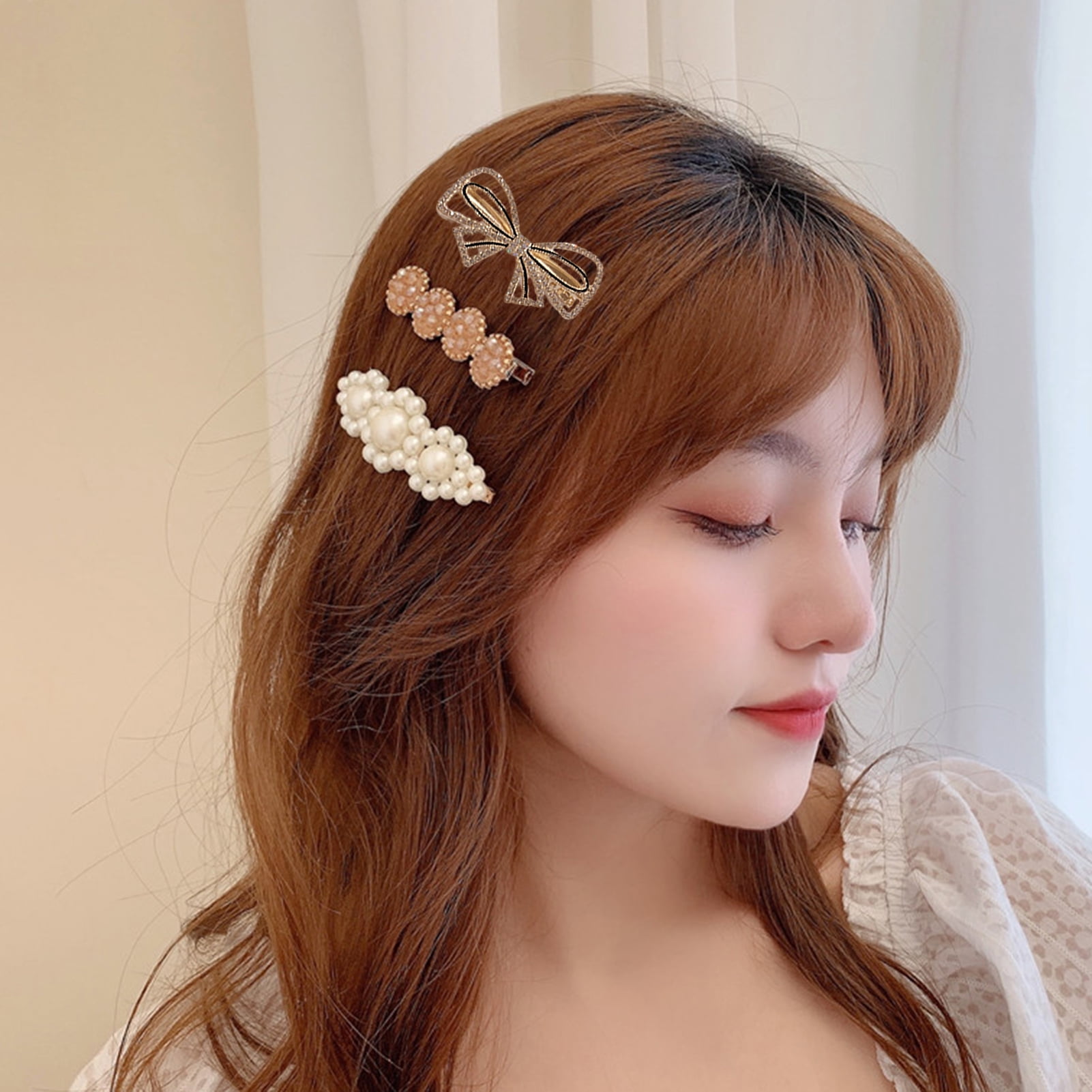 Skymirror Hair Clip Temperament Fairy Elegant Multi-styles High Gloss ...