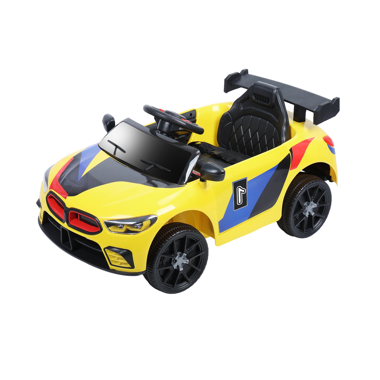 Skymirror Kids Ride On Car, 4-Wheels Quad Kids Electric Car, Toddler ...