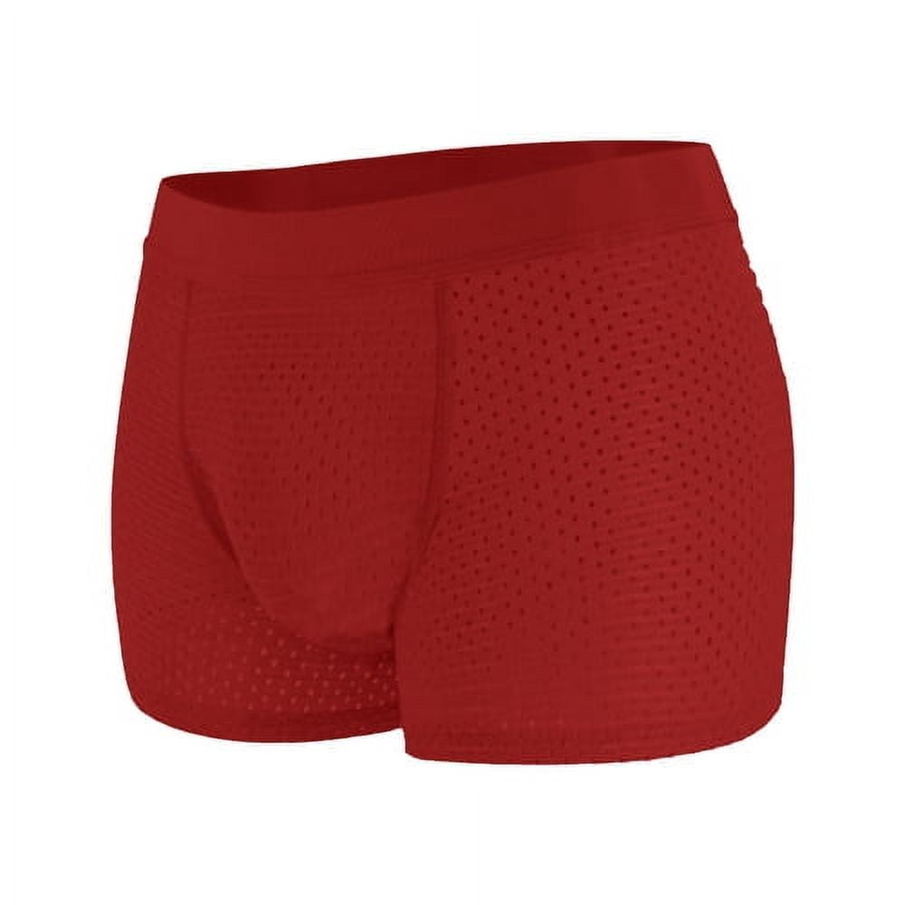 Skymirror Men Trunks Built-in Fake Butt Hip Lifter Enhancer Shorts ...