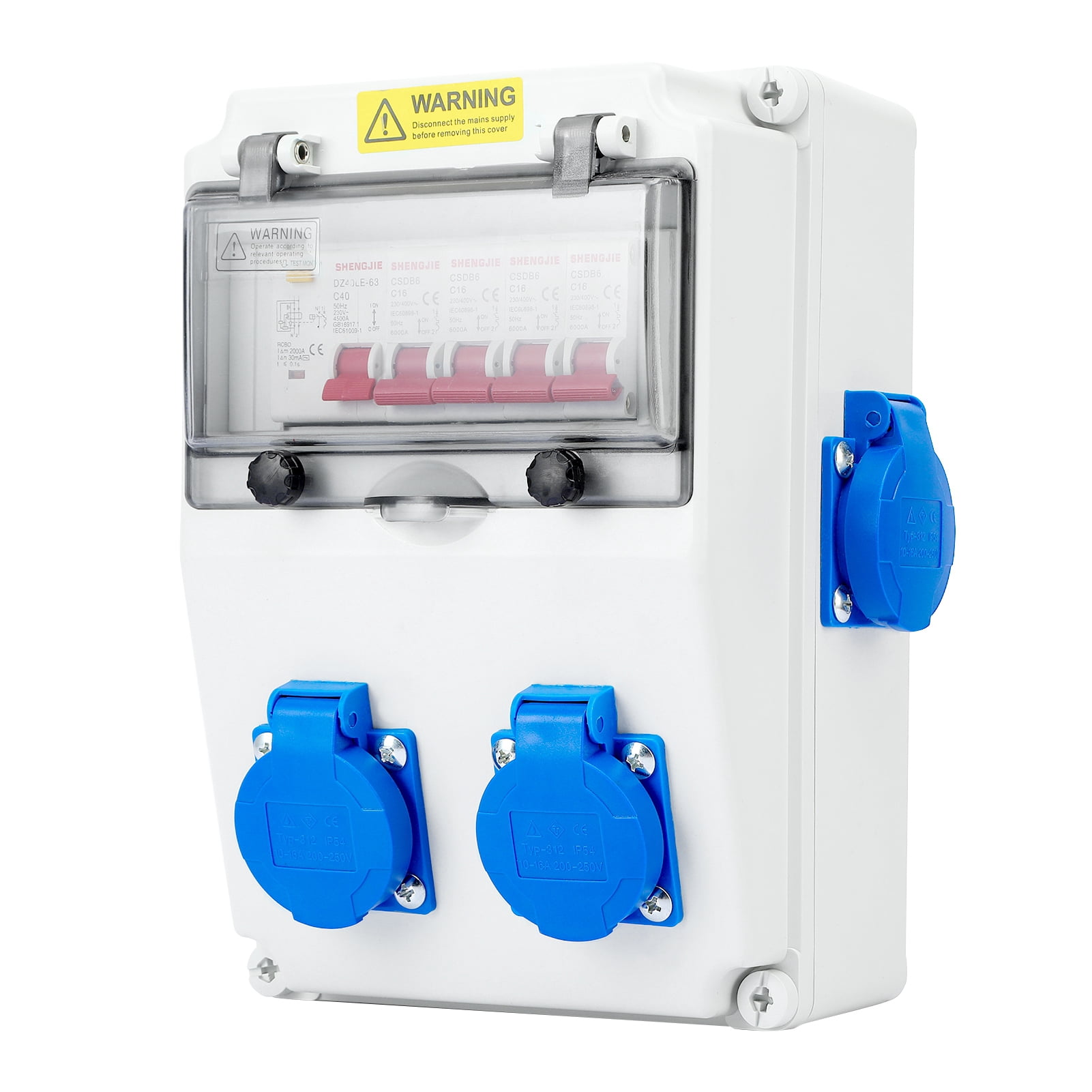 Skymirror Power Distribution Box Transparent Cover IP65 Waterproof 230 ...