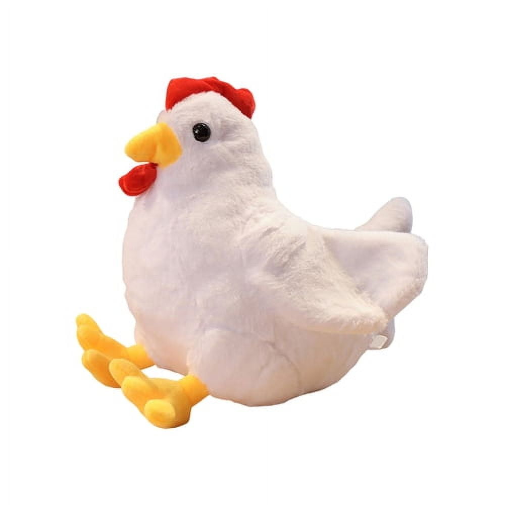 Skymirror Rooster Plush Toy Cotton Filled Lovely Simulation Poultry ...