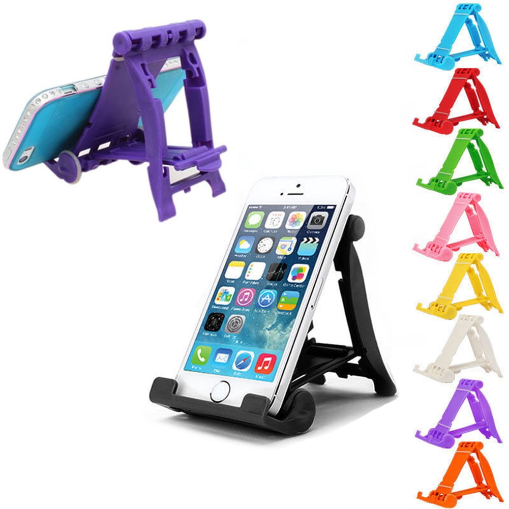 Skymirror Universal Desktop Foldable Cell Phone Stand Wheel Holder for Samsung GPS - Walmart.com