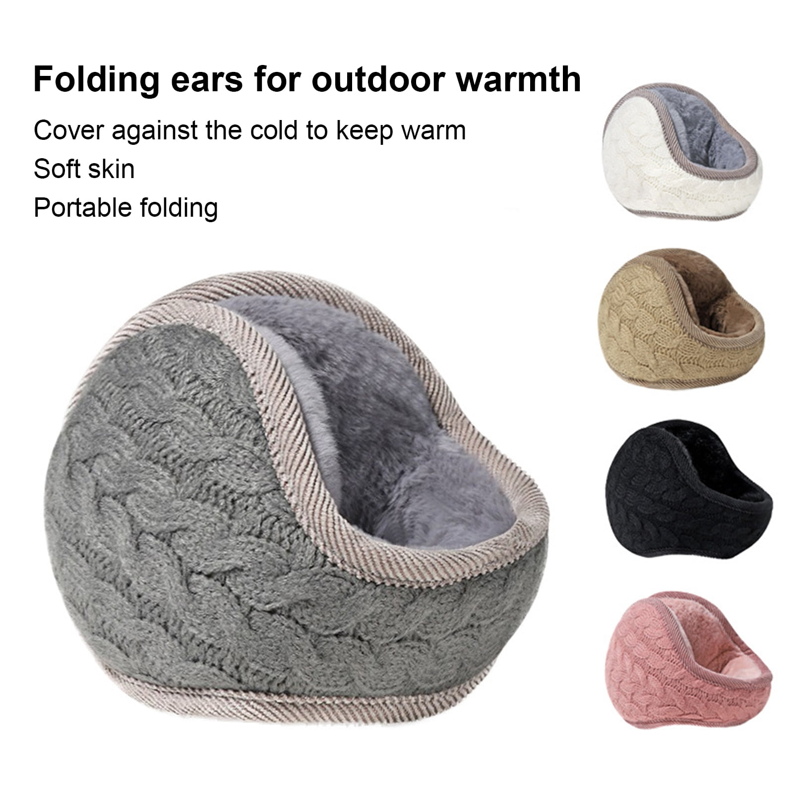 Skymirror Winter Earmuffs Extra Warmth Foldable Portable Design Anti ...