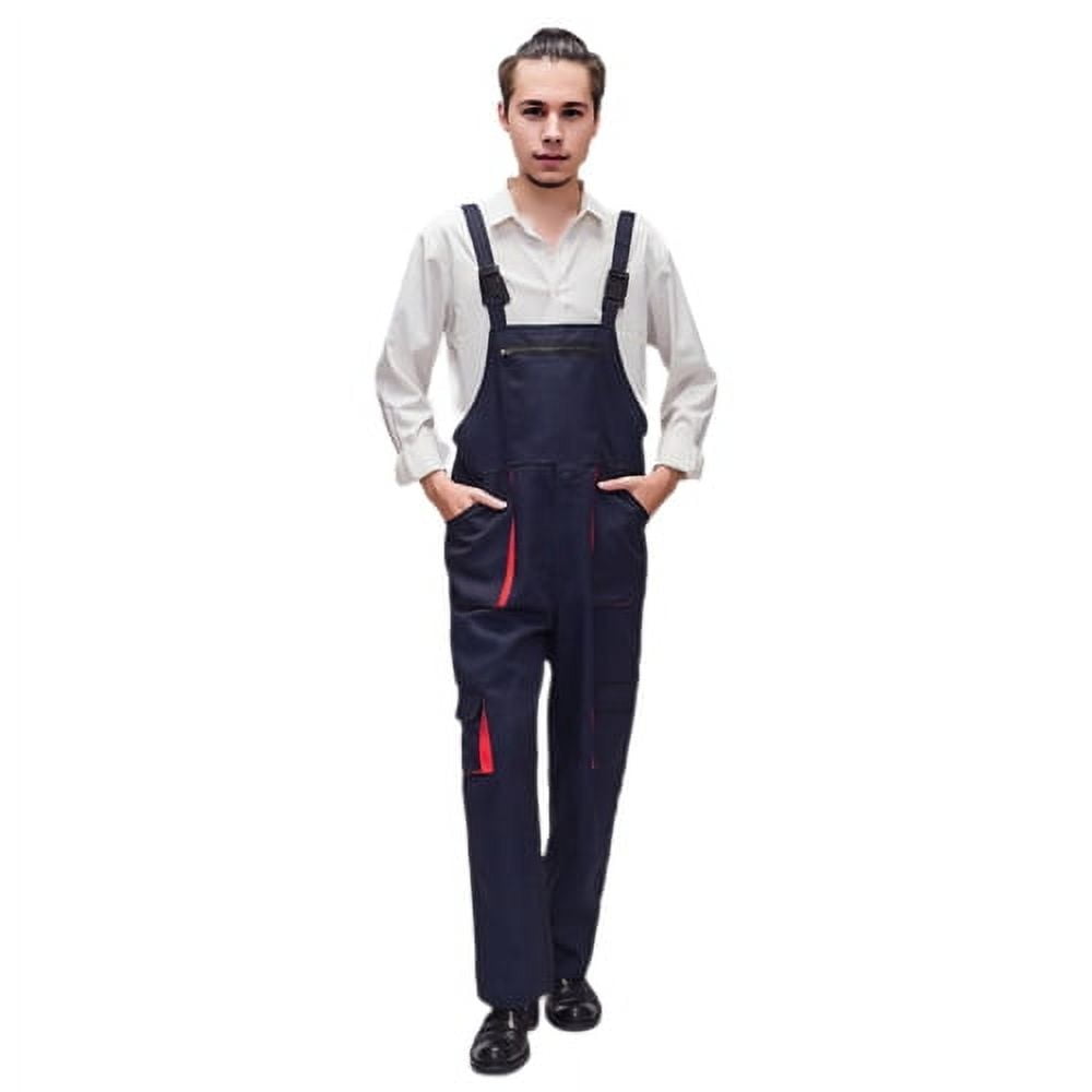 Skymirror Work Bib Overalls Adjustable Shoulder Straps Pockets Jumpsuit ...
