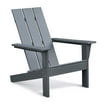 WINSOON Weatherproof Resistant Adirondack Chair Set of 4 with Cup ...