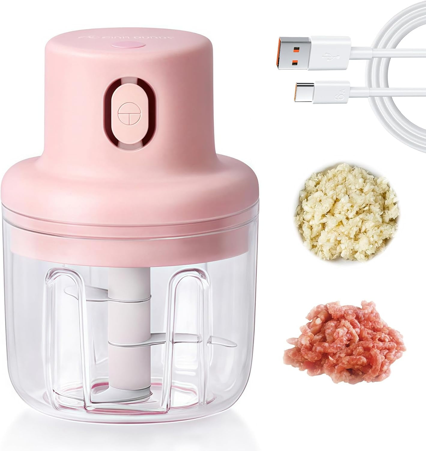 Skypicni Wireless Food Chopper，Electric Meat Grinder，Electric Garlic ...
