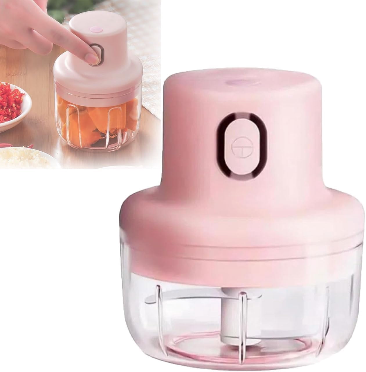 Skypicnic Wireless Food Chopper, Electric Garlic Chopper Cordless ...