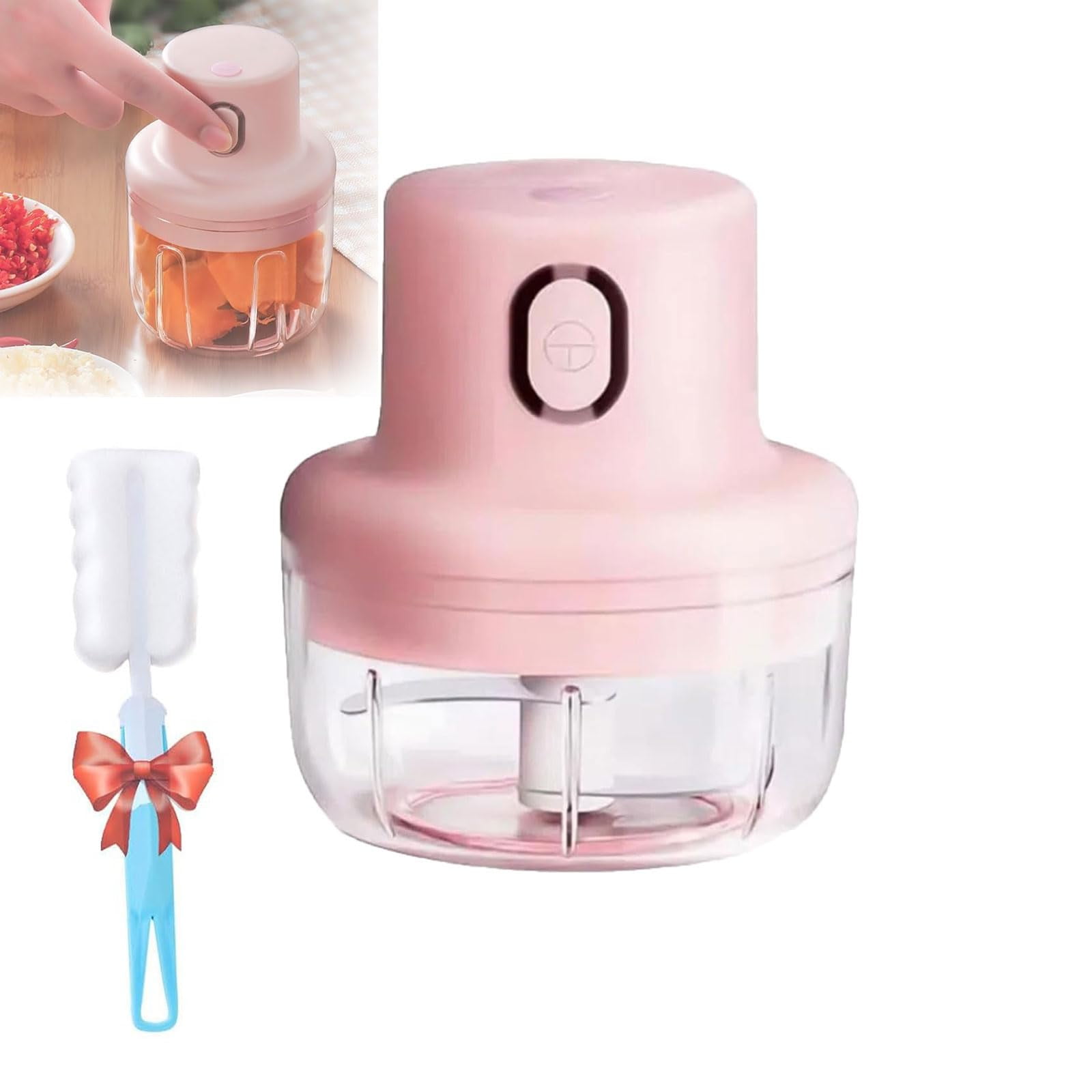 Skypicnic Wireless Food Chopper, Electric Garlic Chopper Cordless ...