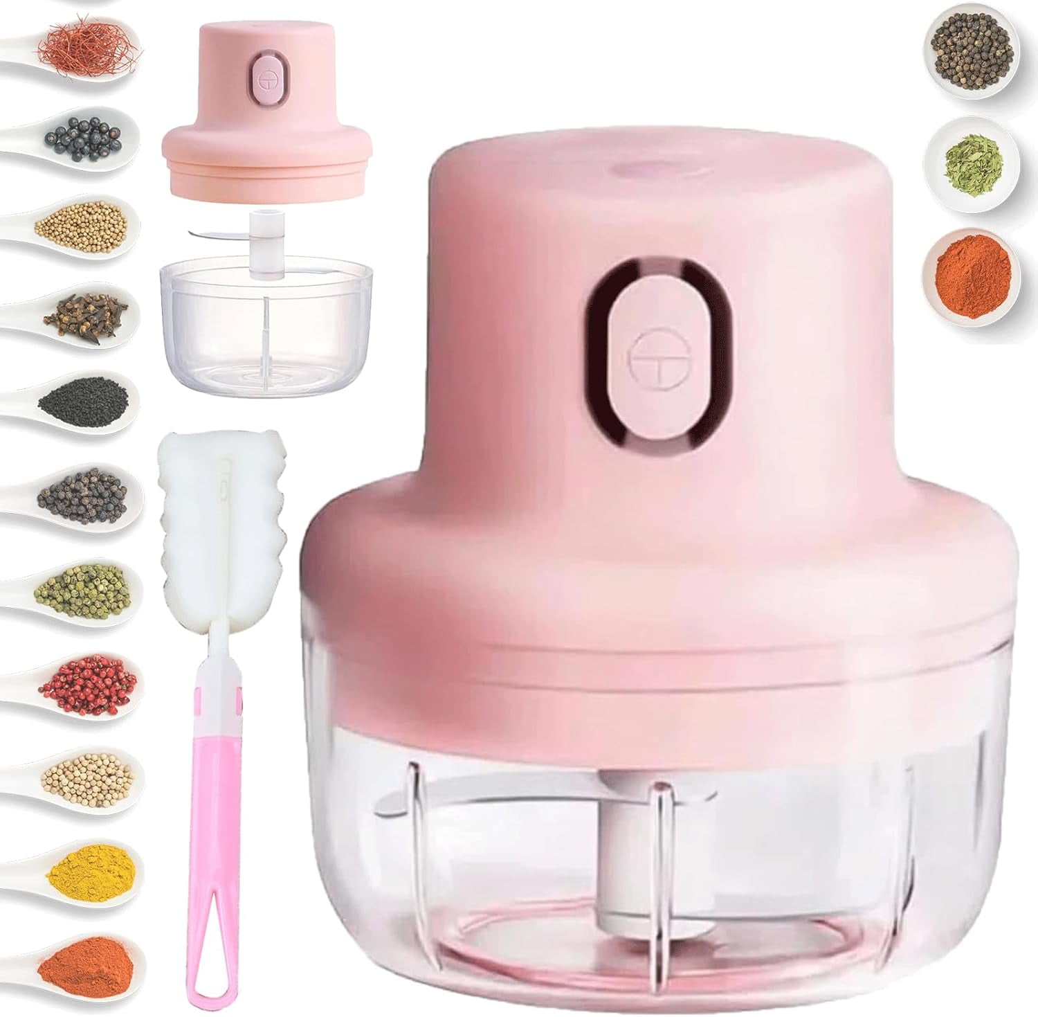 Skypicnic Wireless Food Chopper, Portable Food Processor, 100ml/250ml ...