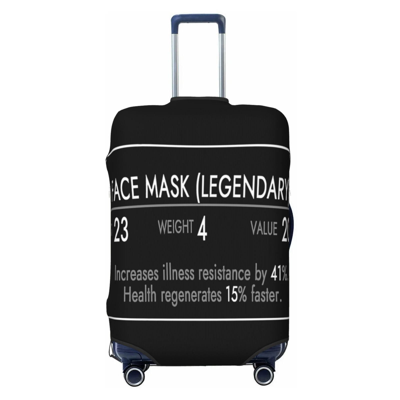 Skyrim Face Luggage Cover Approved Travel Suitcase Protector Elastic ...