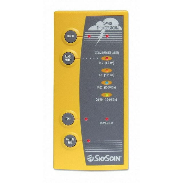 Skyscan Lightning Detector,3 in. W,1 lb. P5-3 - Walmart.com