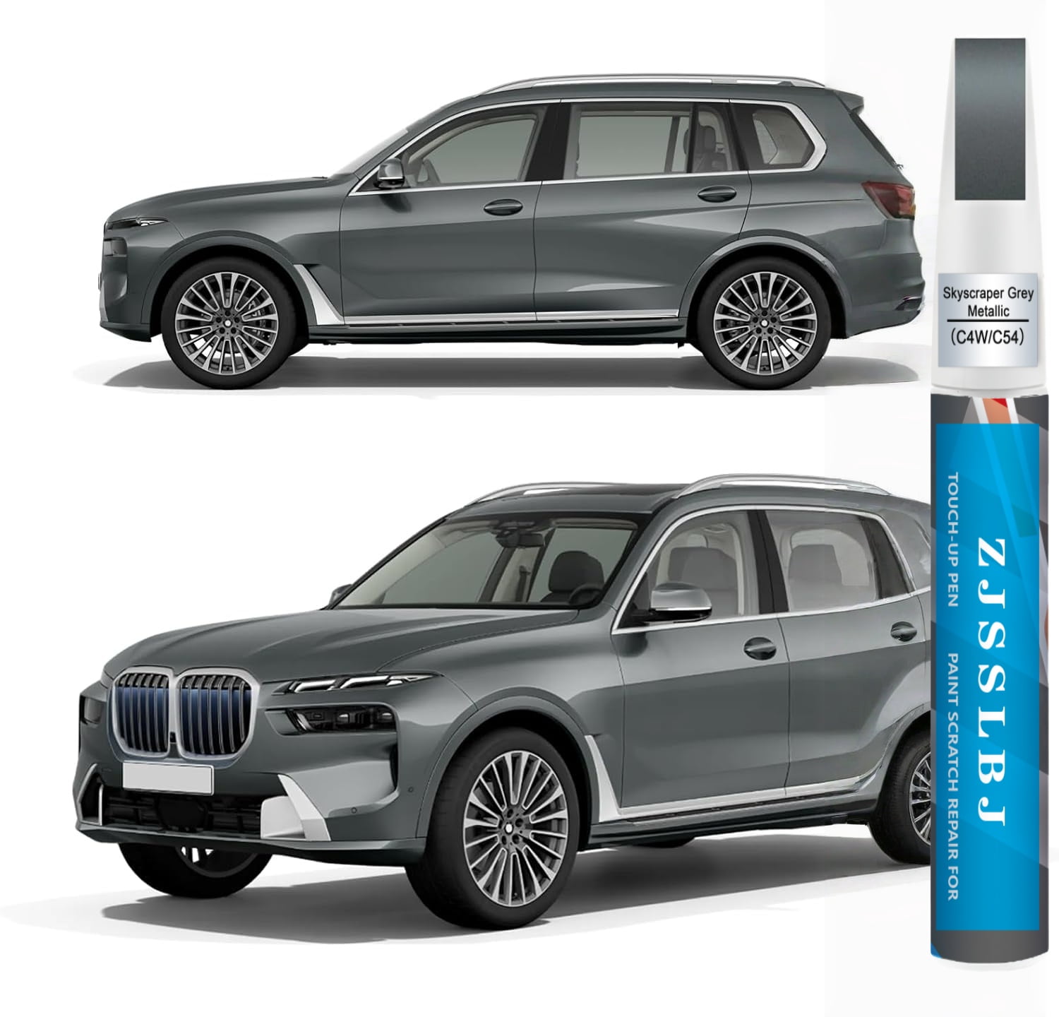 Skyscraper Grey Metallic(C4W/C54) Touch Up Paint for BMW, Car Paint Pen ...
