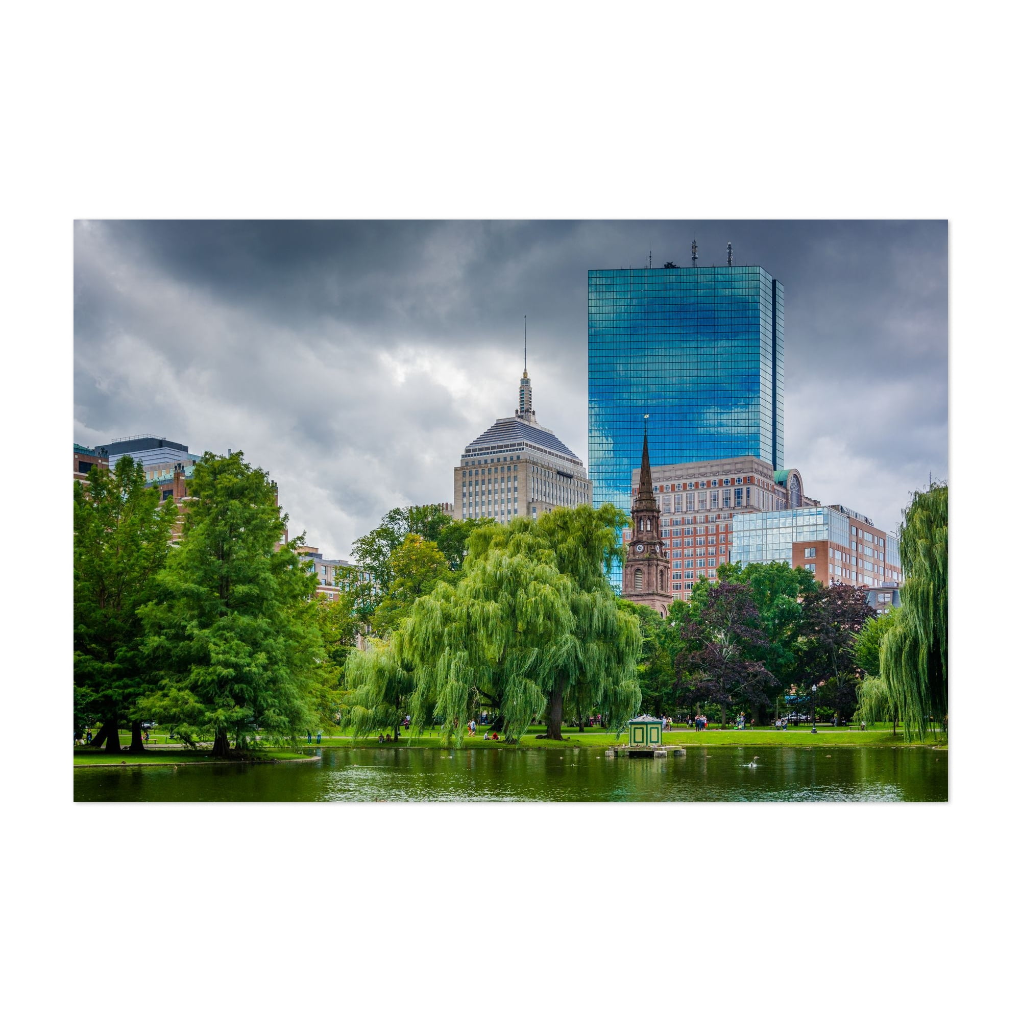 Skyscrapers at the Public Garden - Boston Massachusetts Photography ...