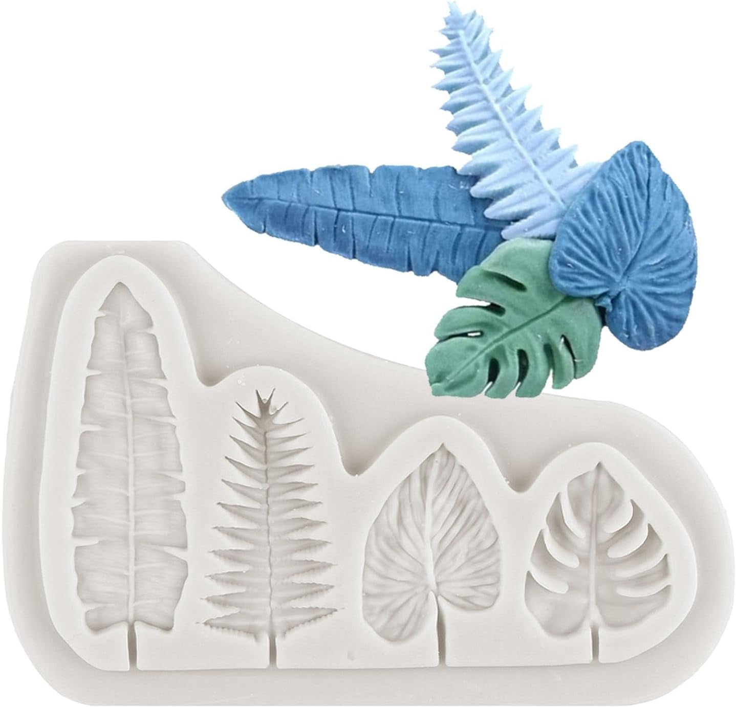 Skytail Turtle Leaf Silicone Fondant Mould Palm Leaf Banana Leaf for ...