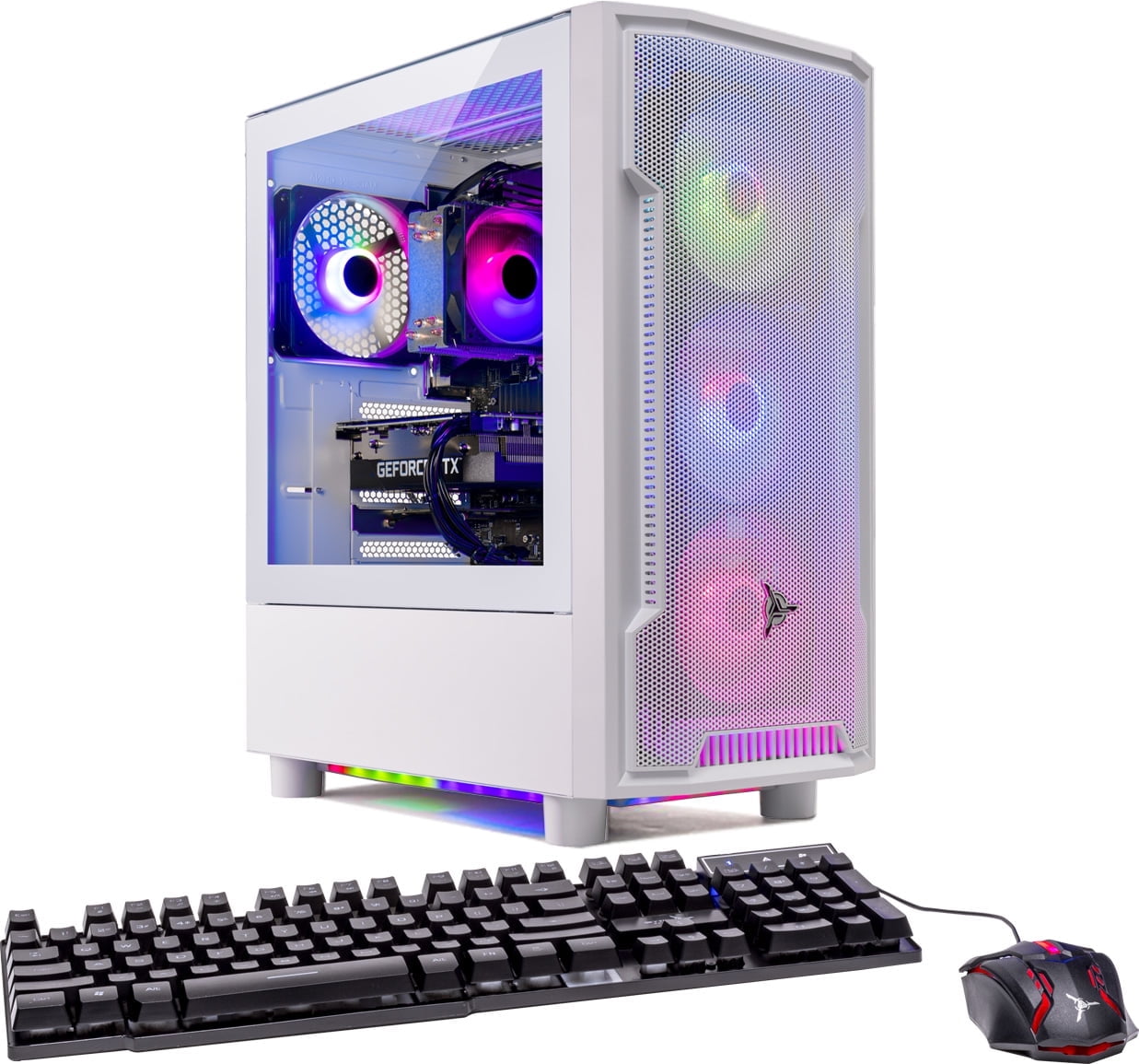 Skytech Archangel Gaming PC Desktop, Intel i5 12400F 2.5 GHz, RTX 4060 ...